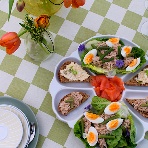 Table Label - Groene Tafelkleden van 100% Katoen