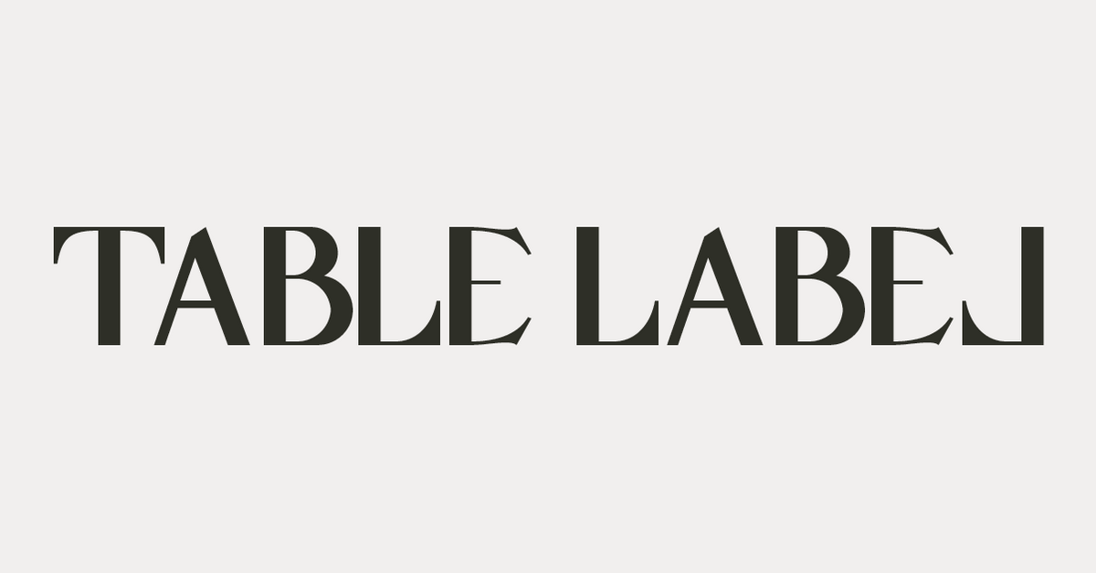 Table Label - Tafelkleden om van elk etentje een feest te maken.