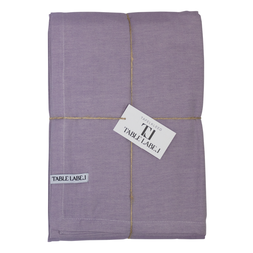 Table Label - Paarse Tafelkleden van 100% Katoen