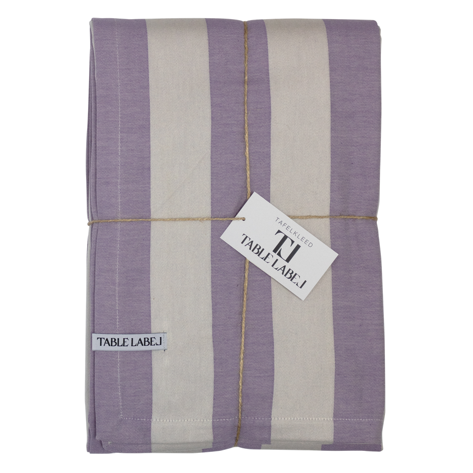 Table Label - Gestreepte Tafelkleden van 100% Katoen